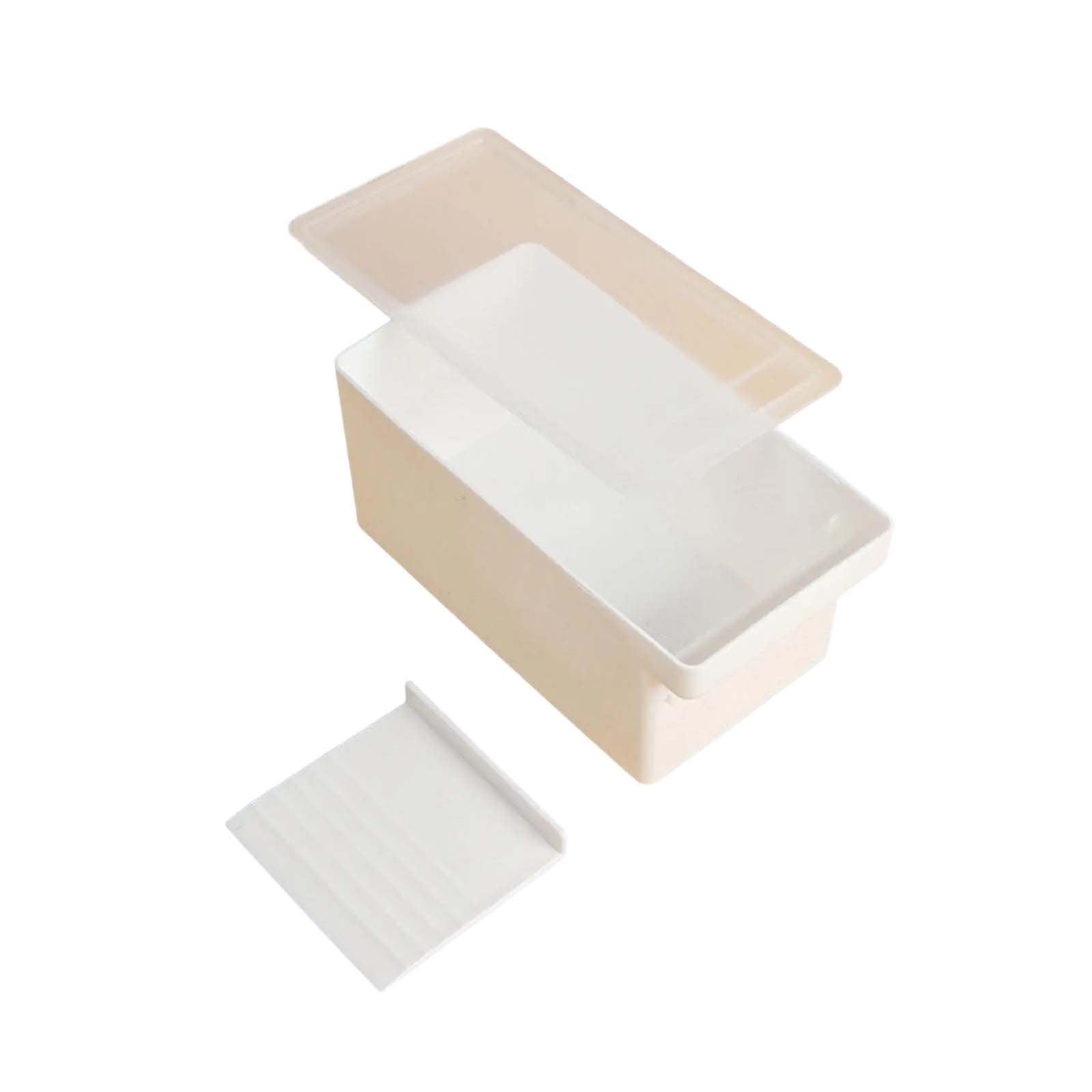 TACILIP Storage Box Quantitative Cutting Cheese Preservation Box ...