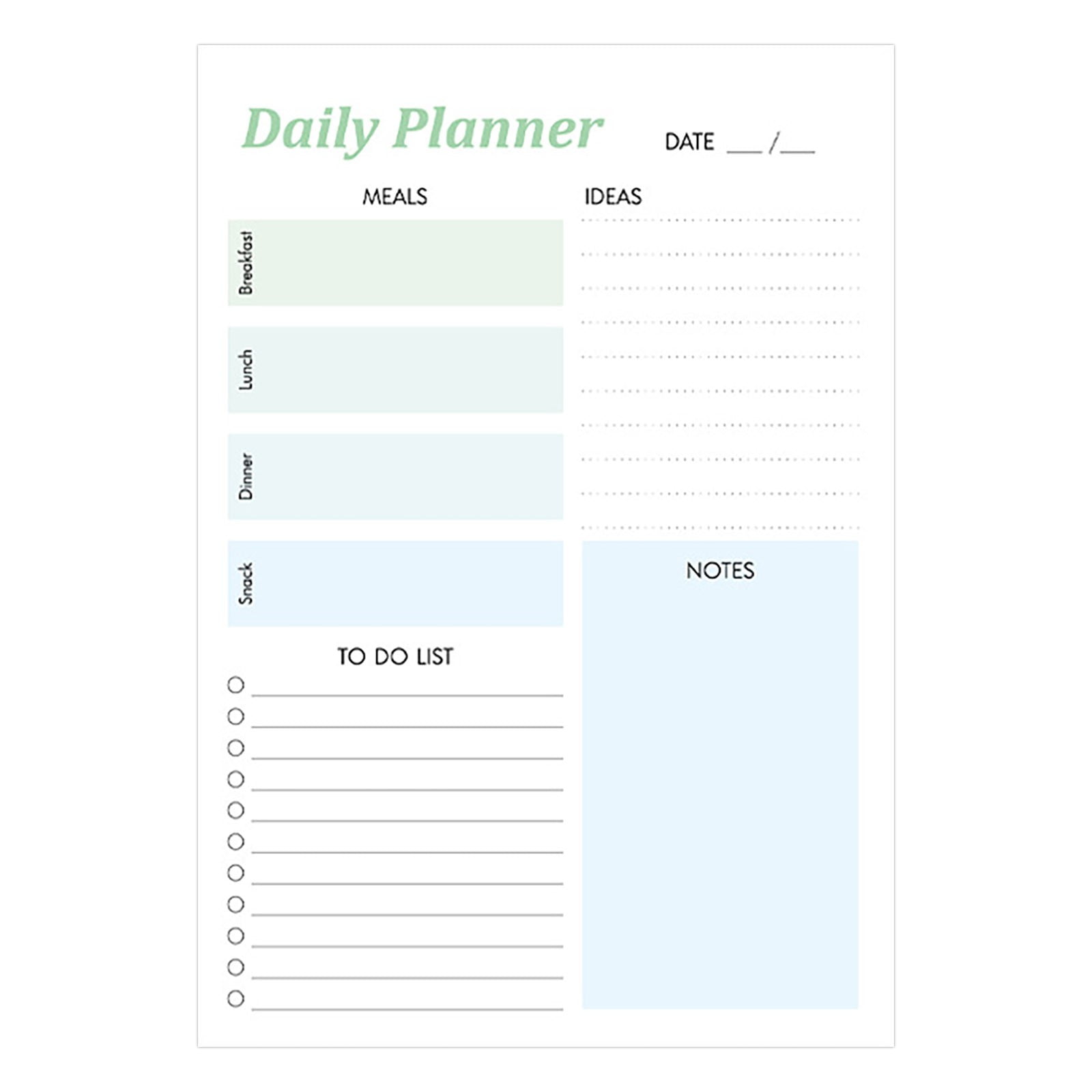 TACILIP Tearable Memo Pad Book Diary Schedule Management Manual A5 ...