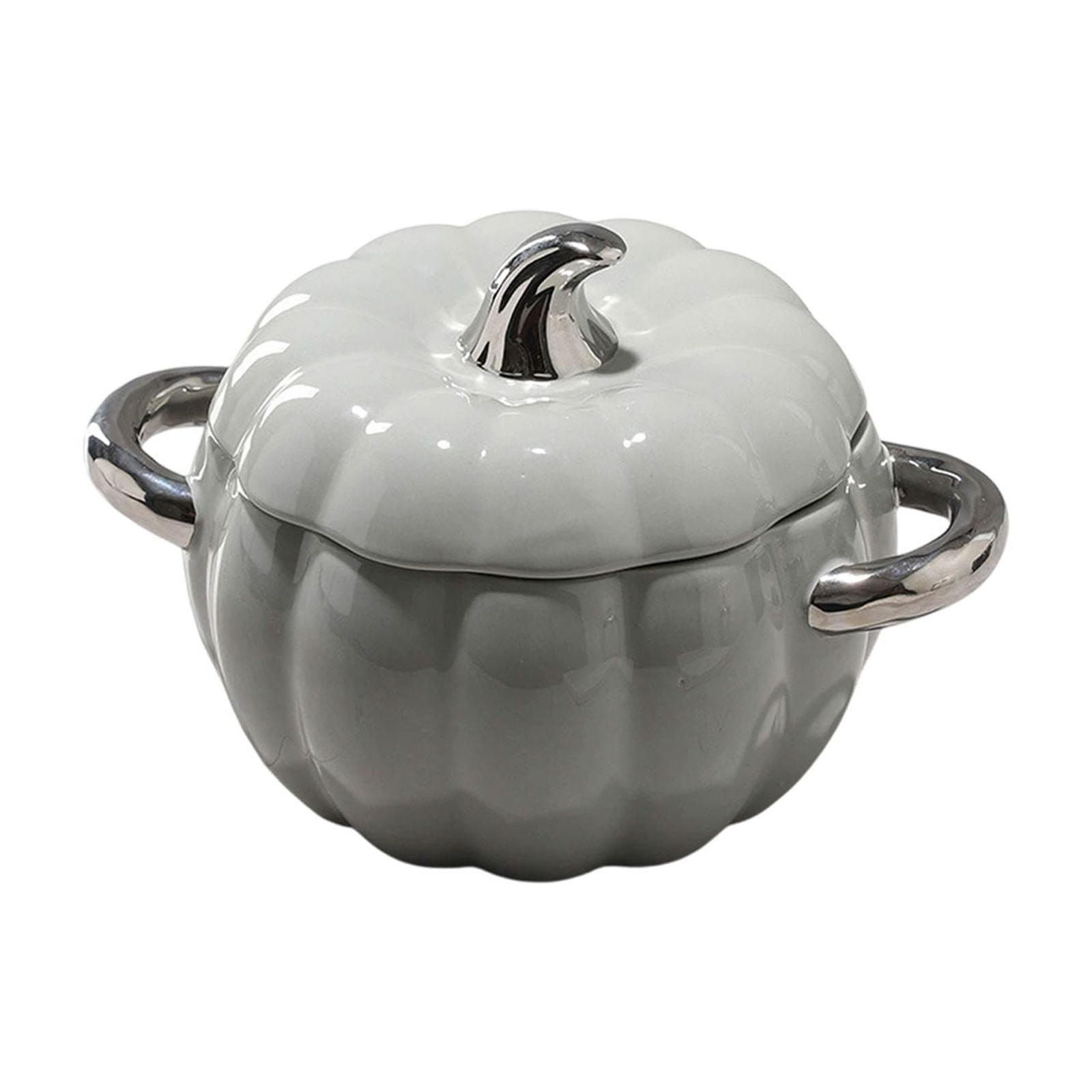 TACILIP Thanksgiving Decorations, 1800ML Ceramic Soup Bowl with Lid ...