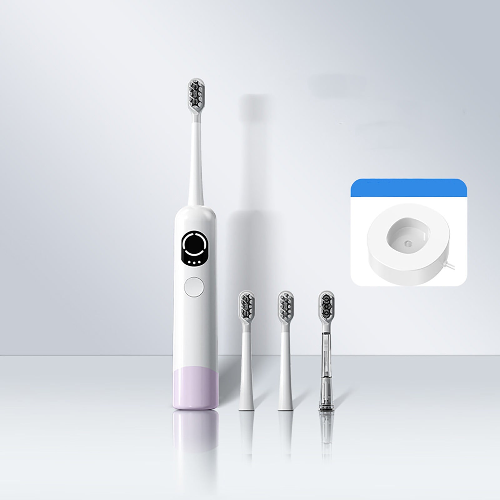 TACILIP Toothbrush Charging Replacement Head Soft Hair Male and Female ...