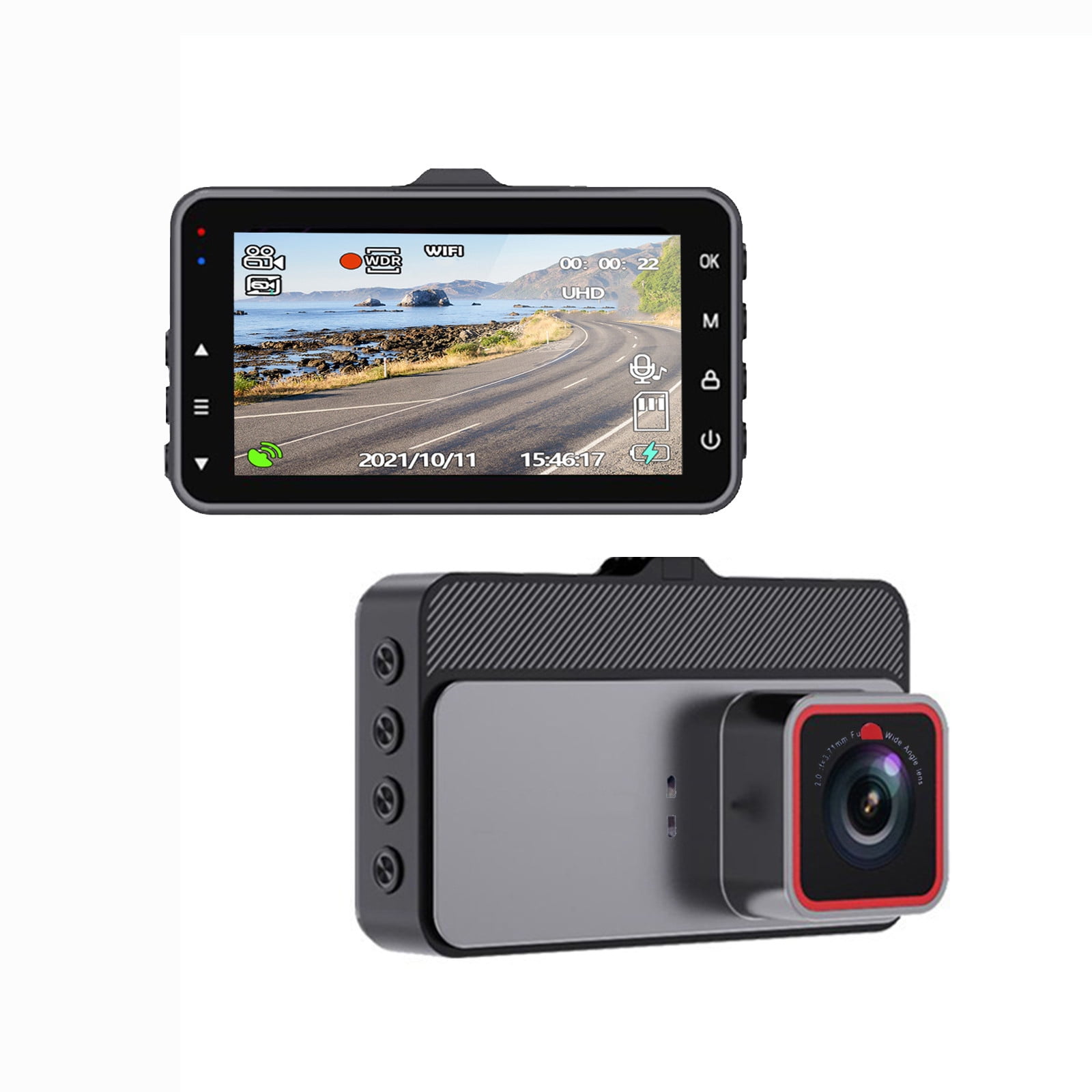TACILIP Vehicle Camera, Dash Cam With WiFi 1080P FHD Car Driving ...