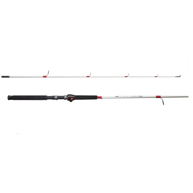 TACKOBOX Poletap SmartRod 6'6" Casting Rod with Built-In Bite Alert (2 ...