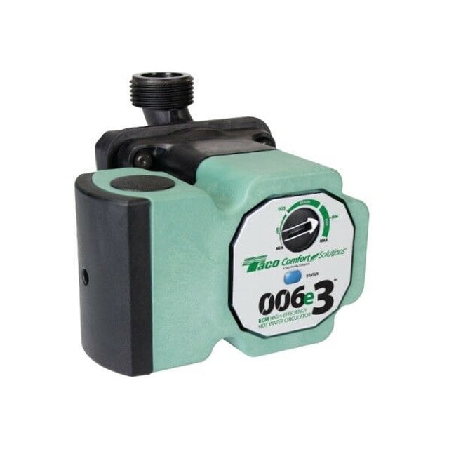 TACO 006E3 Comfort Solutions ECM High-Efficiency Hot Water Circulation ...