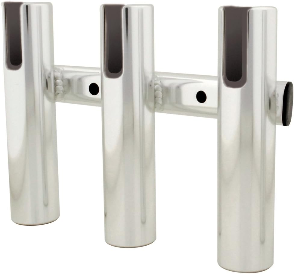 TACO Metals #F31-3003BSA-1 Taco 3-Rod Holder Rack - Brushed Aluminum ...