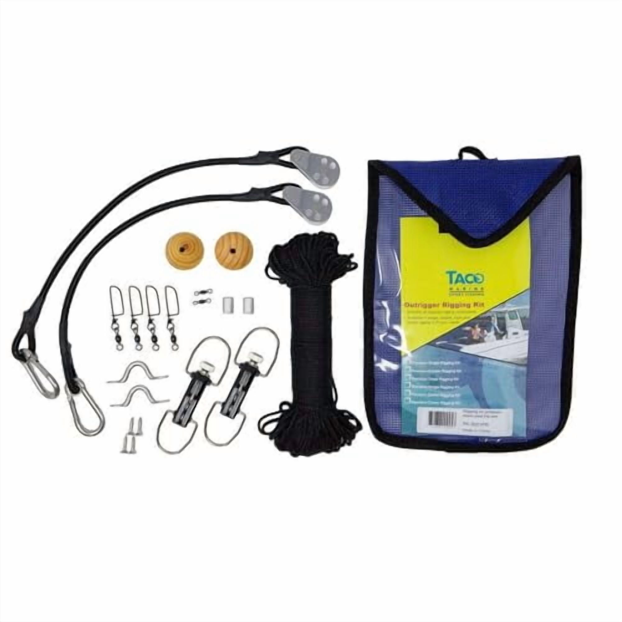 TACO Premium Rigging Kit Black f/1 Pair Outriggers$$Sport & Recreation ...