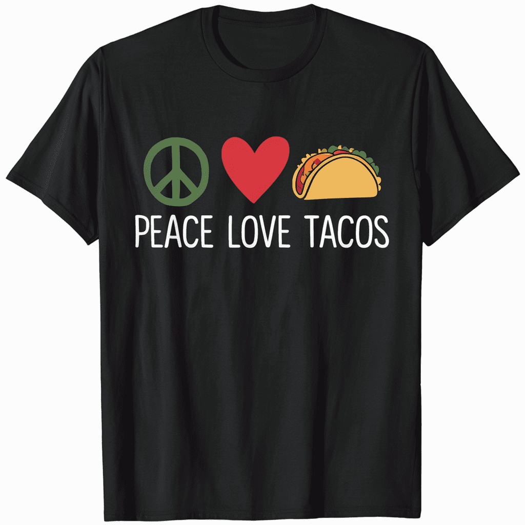 TACO Vibes Only T-Shirt Men Women Funny Mexican Food Tee - Walmart.com