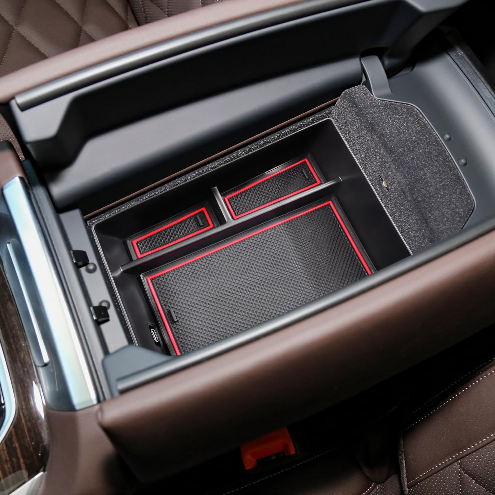 TACOBRO Center Console Organizer OIF8 Tray Compatible with BMW G05/ X6 ...