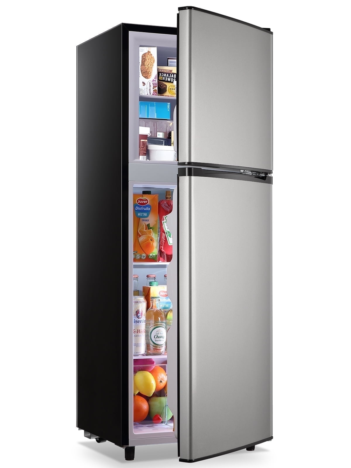 TACOOL 5.0 Cu.Ft Small Refrigerator with Freezer, Mini Fridge with Top ...