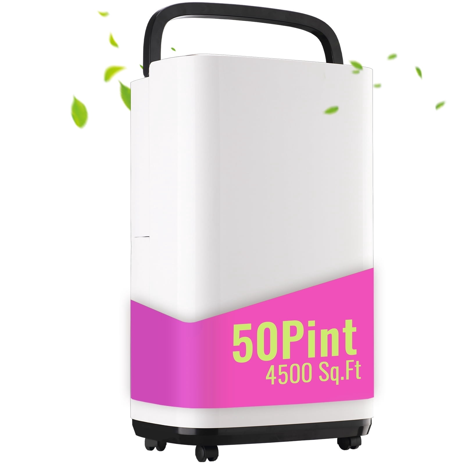 TACOOL Home Dehumidifier 50Pints for Basement with Handle, Drain Hose ...