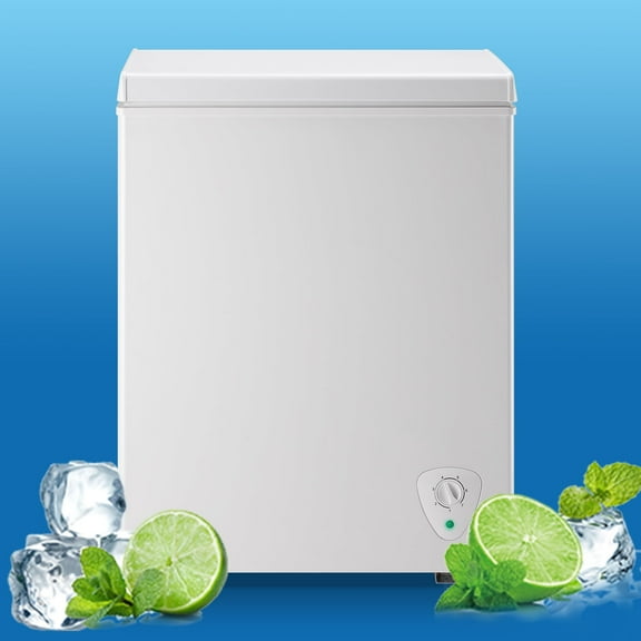 KFFKFF 12.8 Cu.ft / 345 L Top-Open Chest Freezer with 7-Speed ...