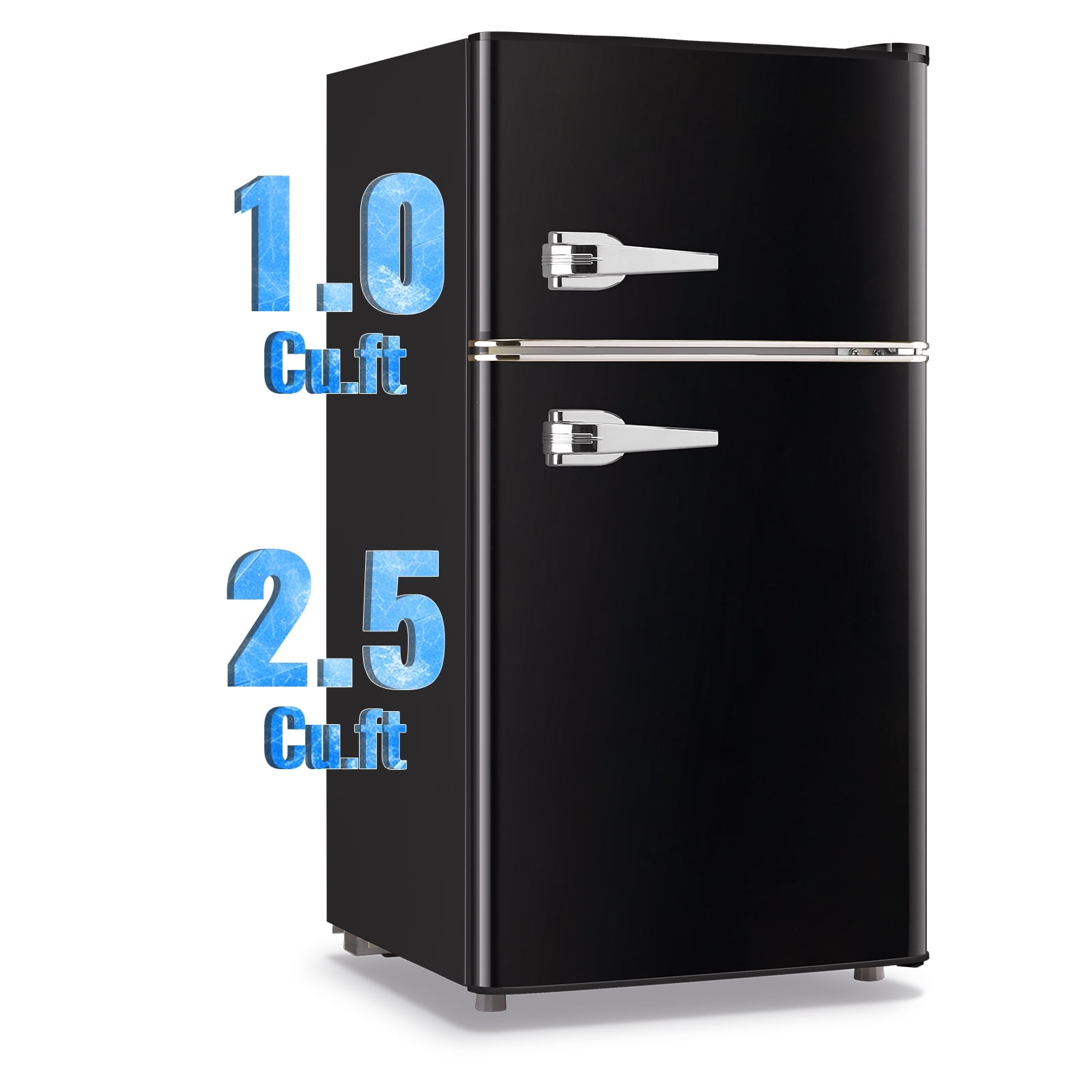 TACOOL Refrigerator with Top Freezer 3.5Cu.ft Two Door Small Mini ...