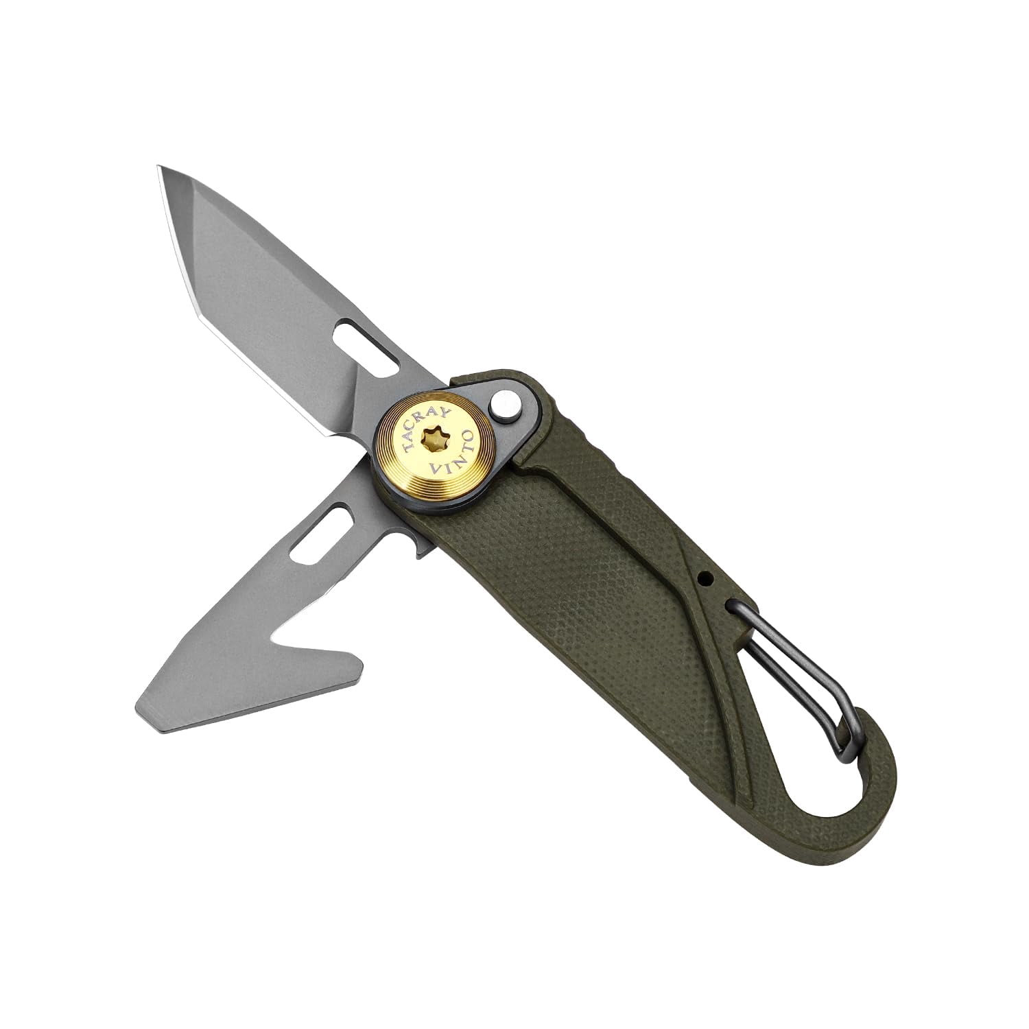 TACRAY Vinto 5-in-1 Mini Utility Keychain Knife – Ultra-Light Compact ...