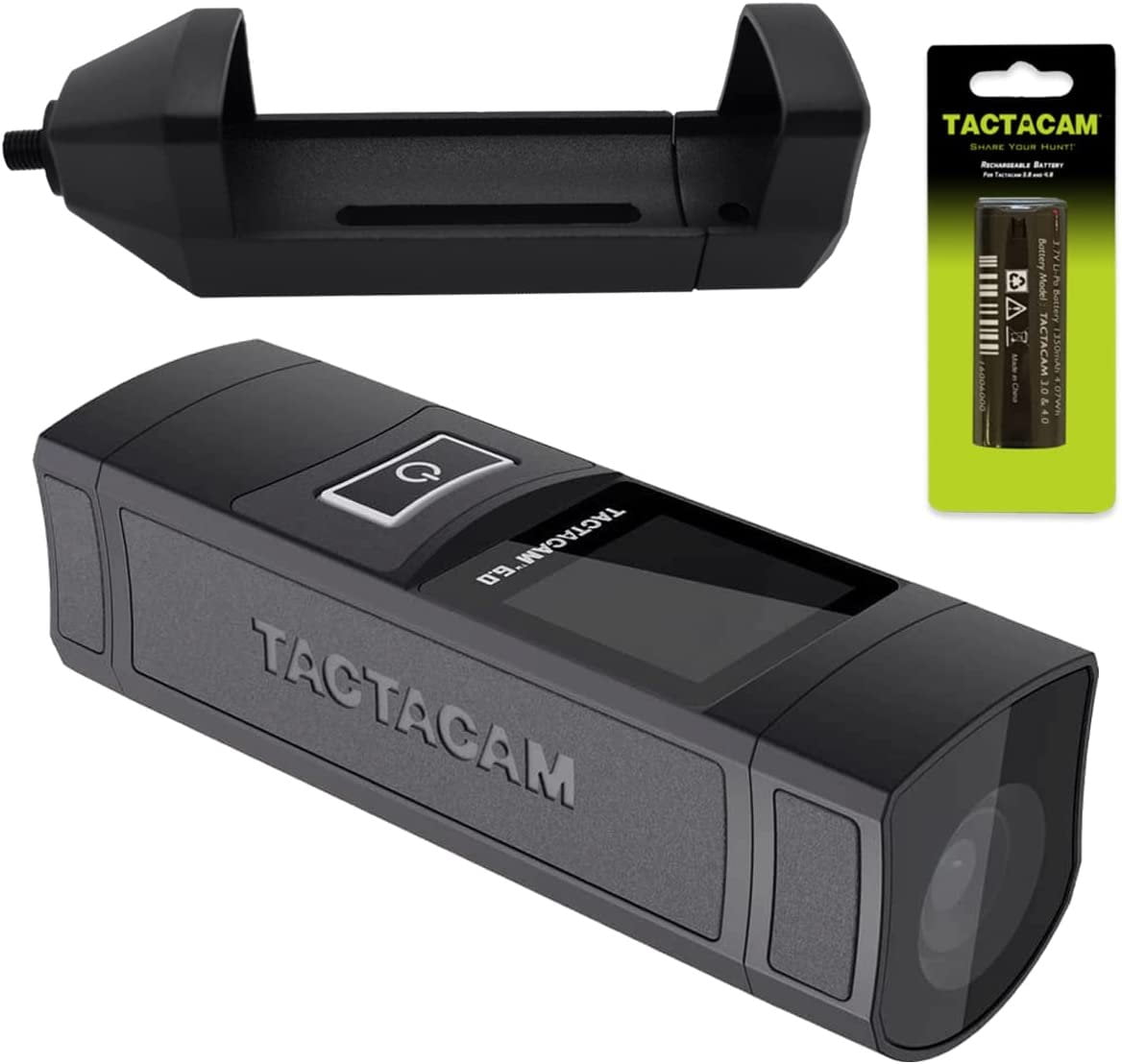TACTACAM 6.0 Action Camera, 4k 60 FPS, 8X Zoom, Waterproof, Integrated ...