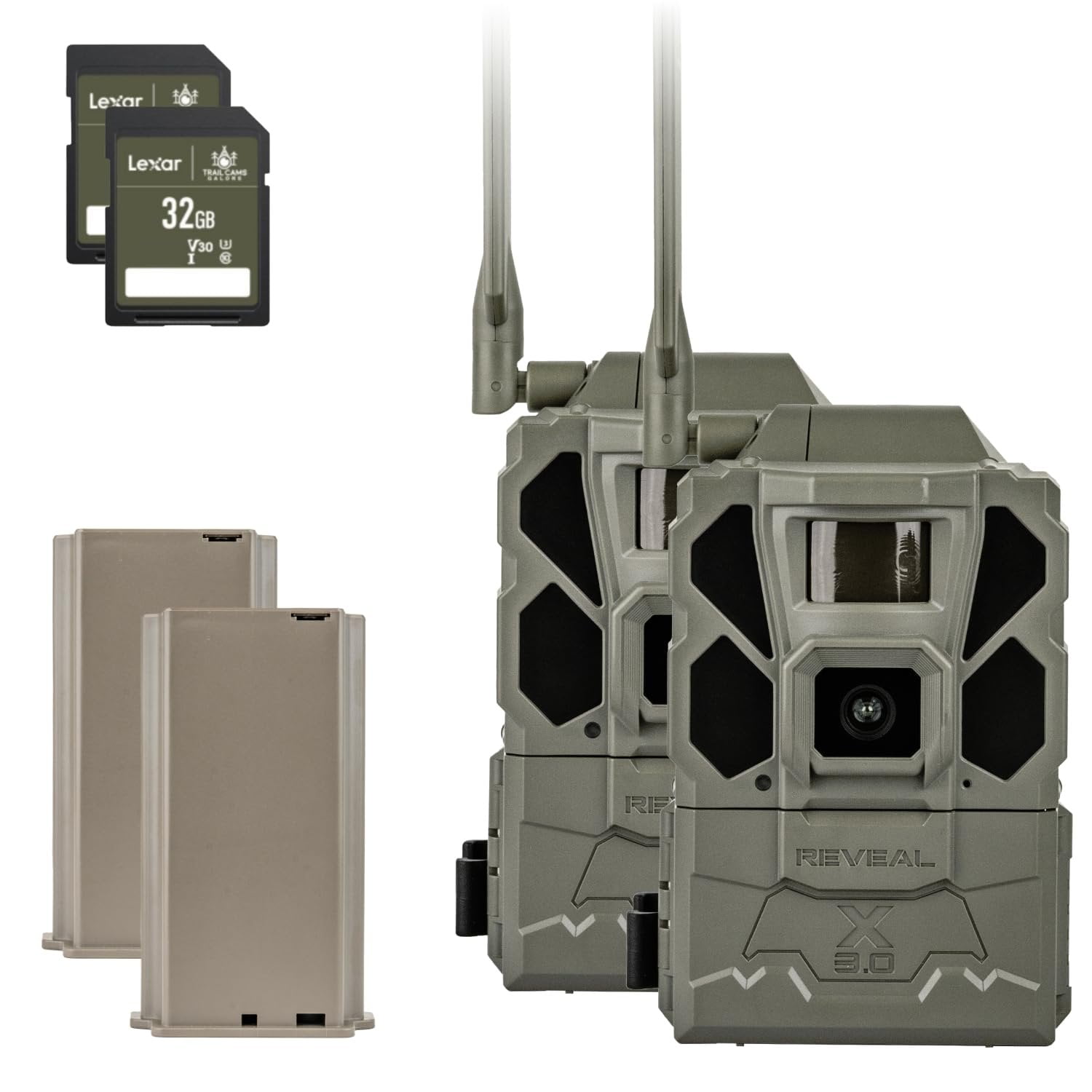 TACTACAM REVEAL X 3.0 Cellular Trail Camera - Multi Carrier, HD Photo ...