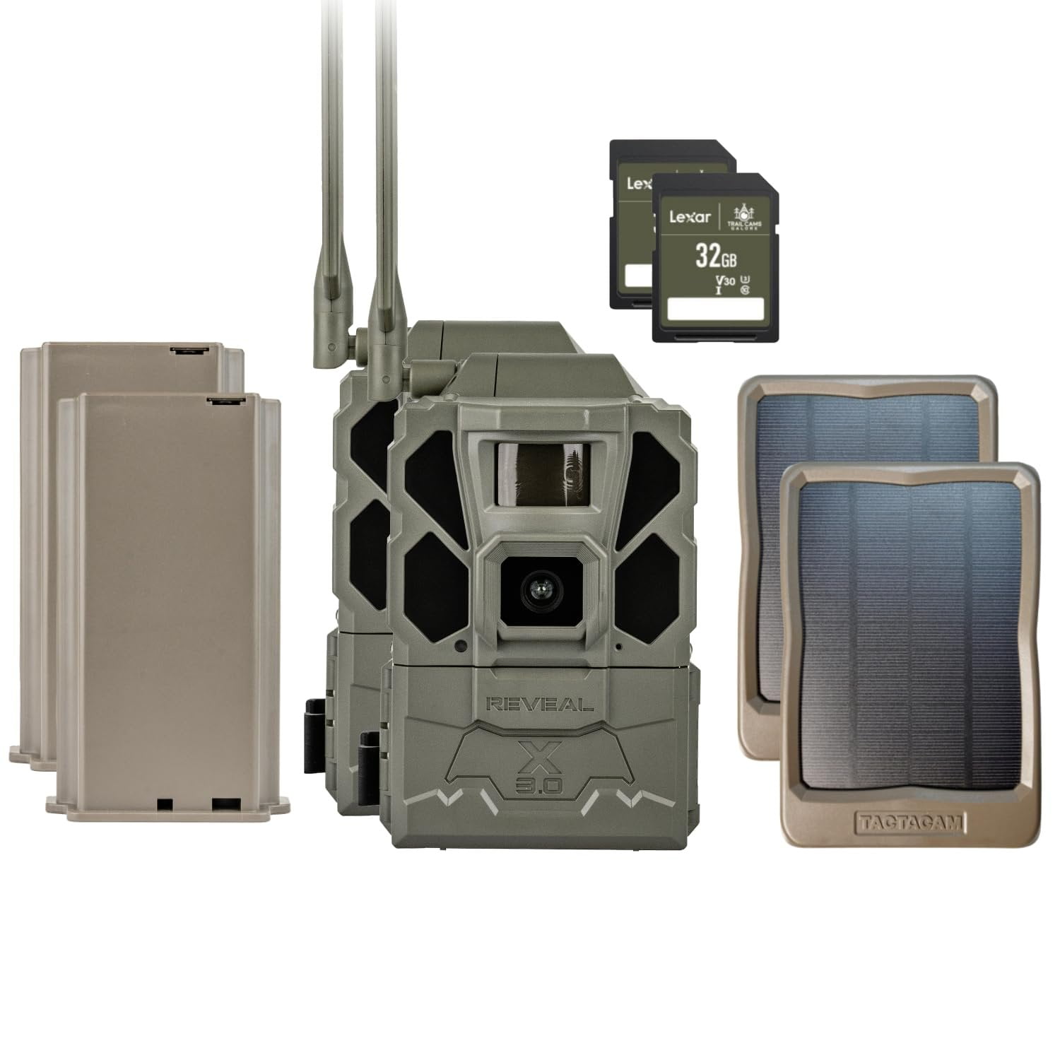 TACTACAM REVEAL X 3.0 Cellular Trail Camera - Multi Carrier, HD Photo ...