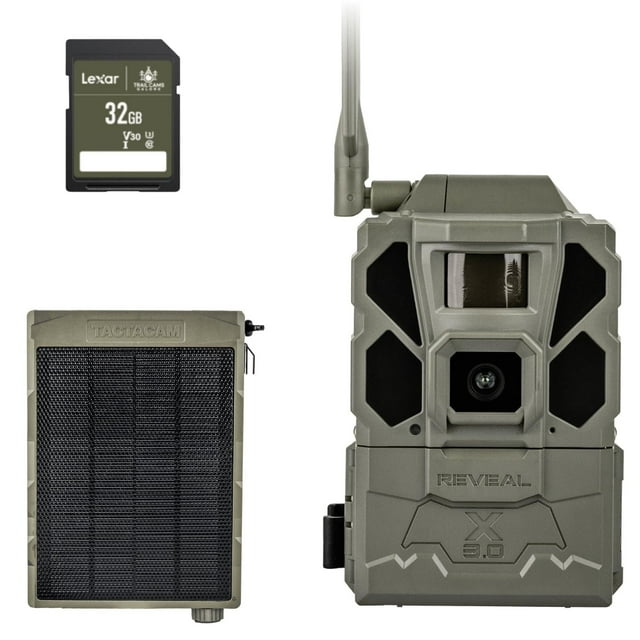 TACTACAM REVEAL X 3.0 Cellular Trail Camera - Multi Carrier, HD Photos ...