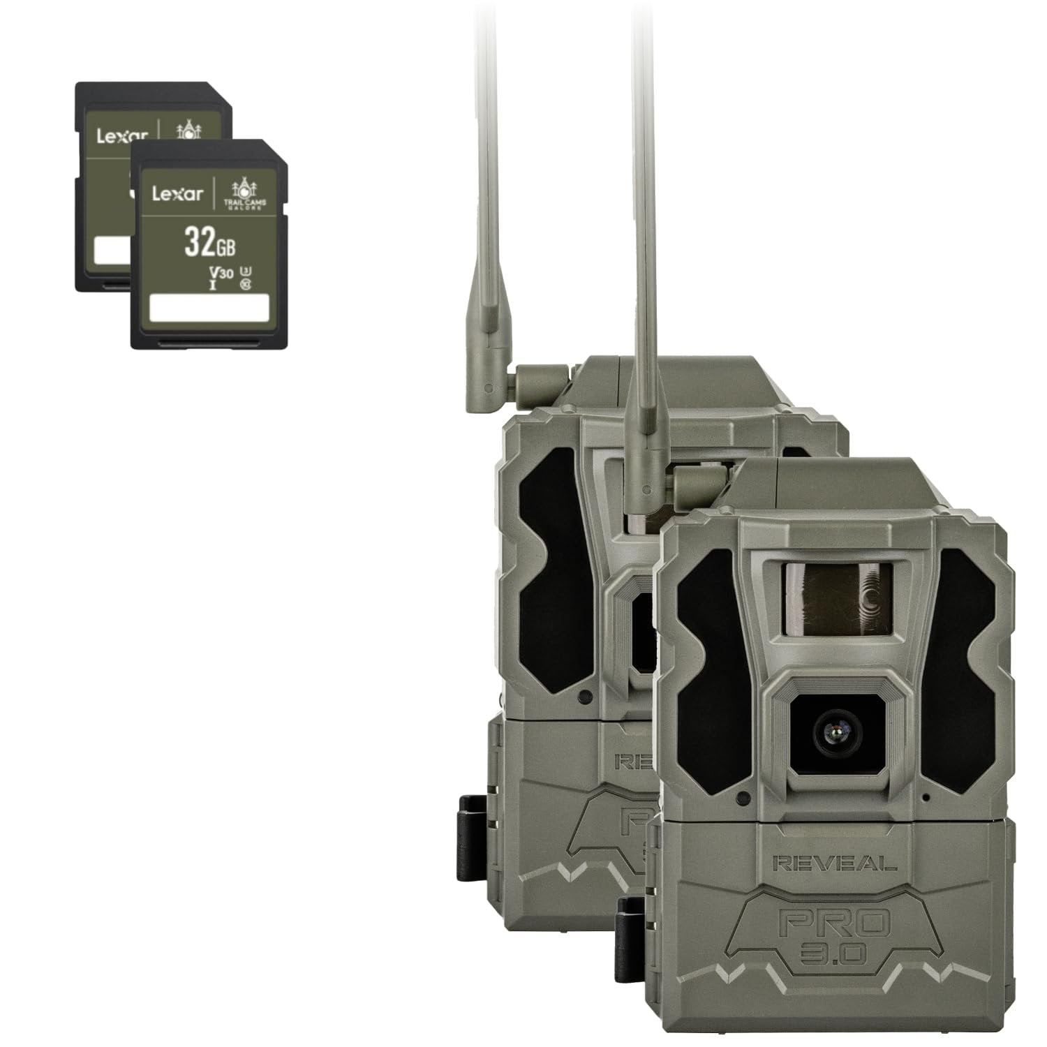 TACTACAM Reveal Pro 3.0 Cellular Trail Camera - Multi-Cellular Network, GPS, 2" LCD, No-Glow IR ...