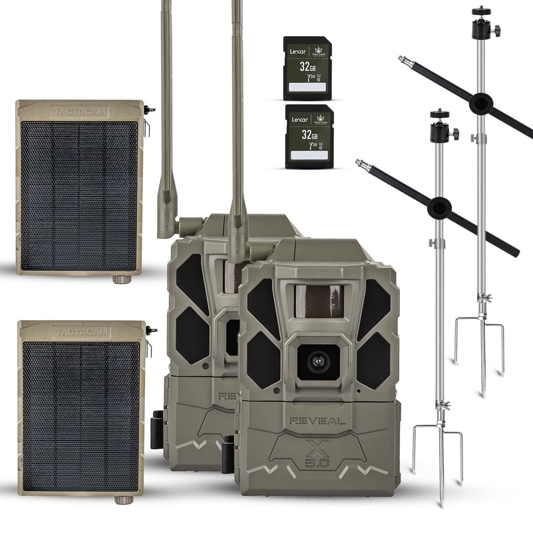 TACTACAM Reveal X Gen 3.0 Cellular Trail Camera Multi-Carrier, GPS, Low ...