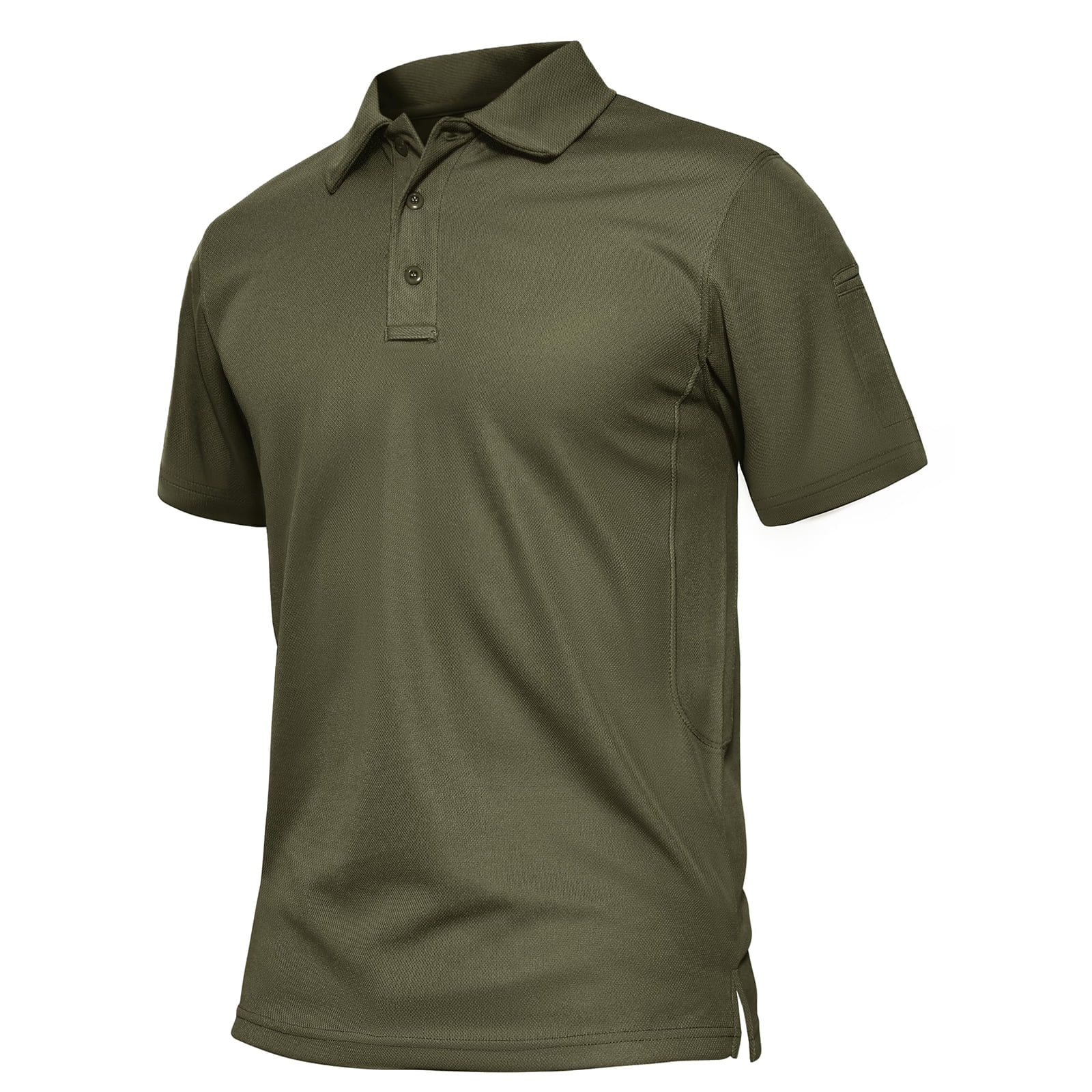 TACVASEN Men's Quick Dry Golf Polo Shirt Short Sleeve Active Casual ...