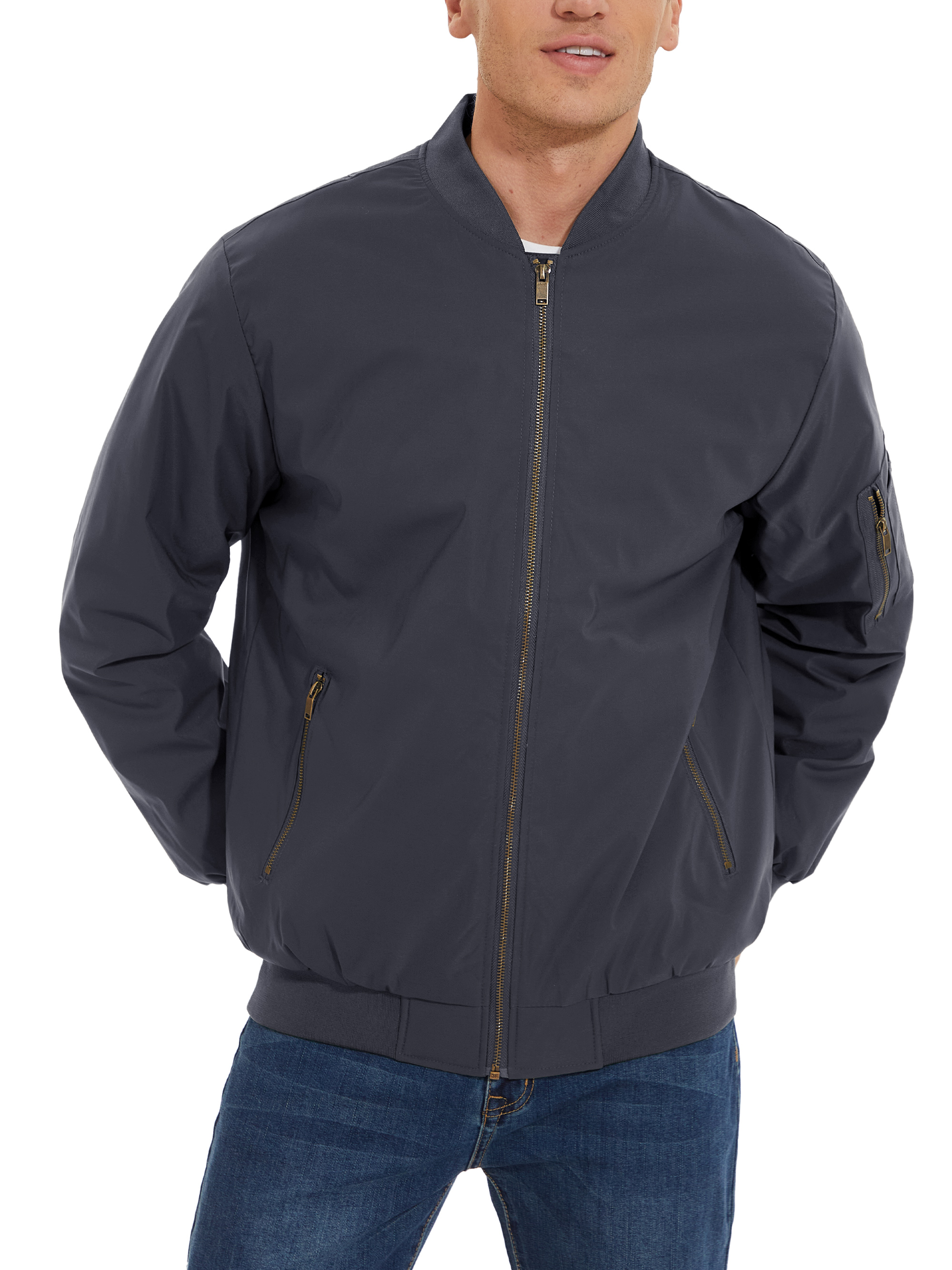 Calhoun Sportswear Men's Chevy Corvette Jacket, Embroidered Badge Logo ...