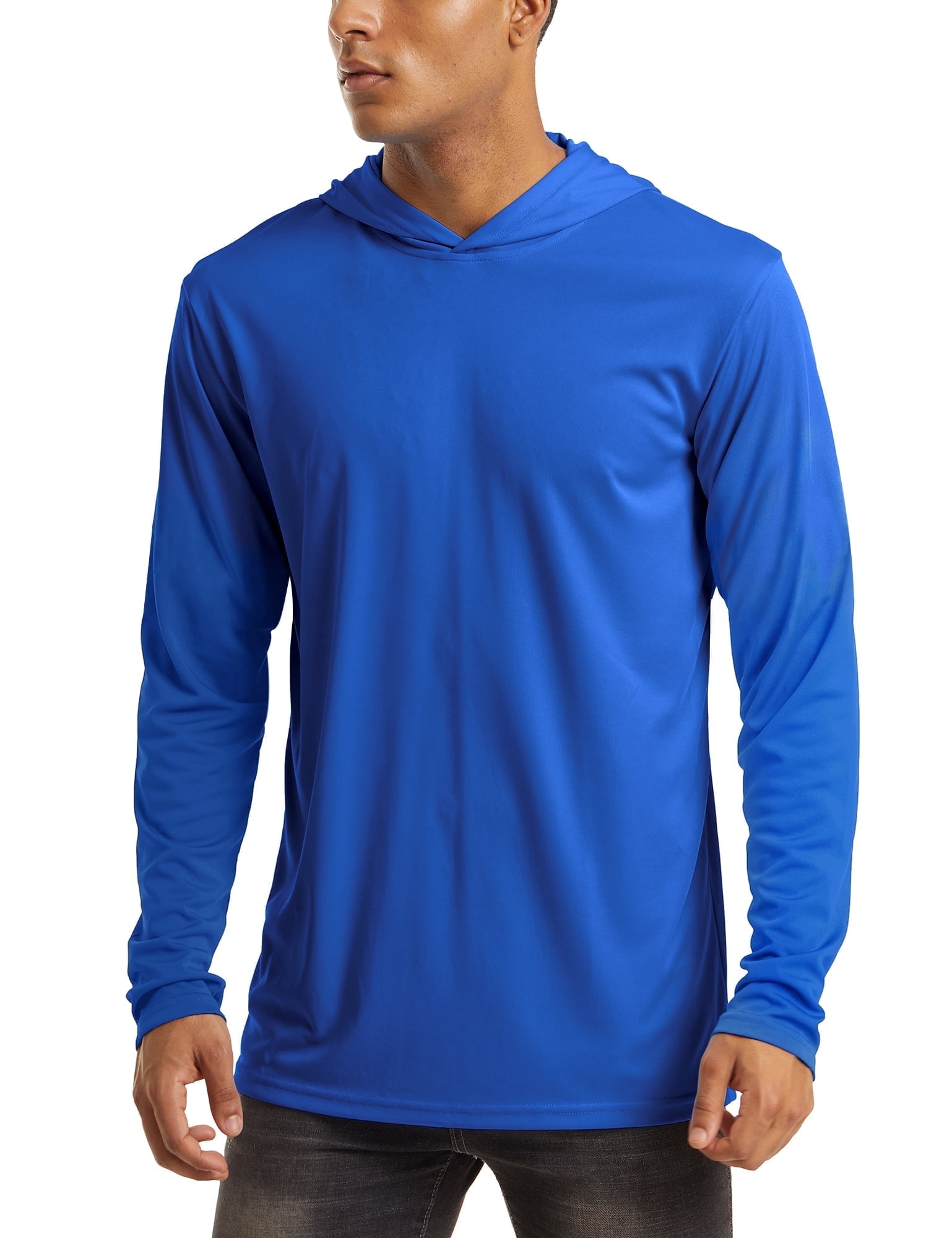 TACVASEN Mens UPF 50+ Sun Protection UV Sweatproof Pullover Training ...