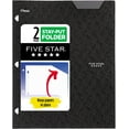 TACYKIBD 2-Pocket Folder, Plastic Folder with Stay-Put Tabs, Fits 3 ...