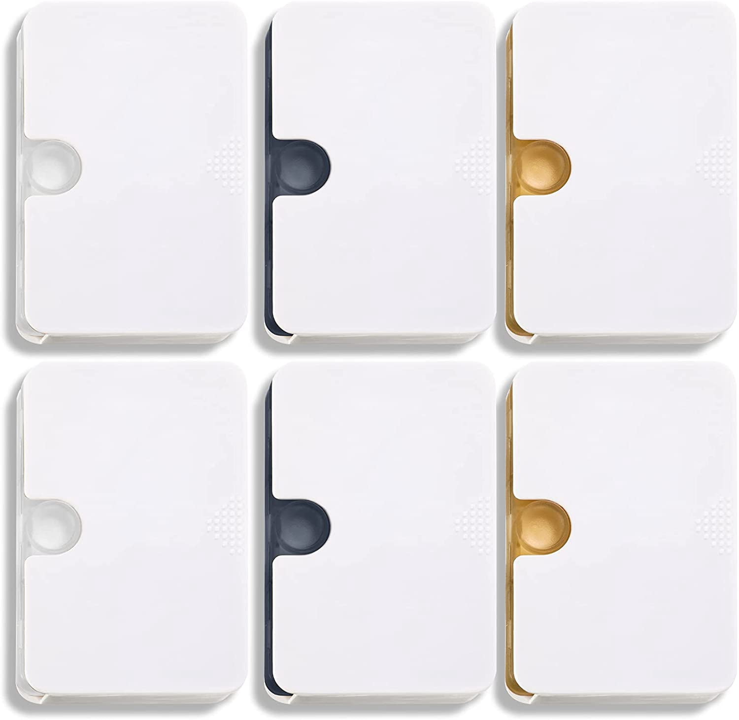 TACYKIBD 6 Compartments Travel Pill Case, Pill Organizer, Drawer Type ...