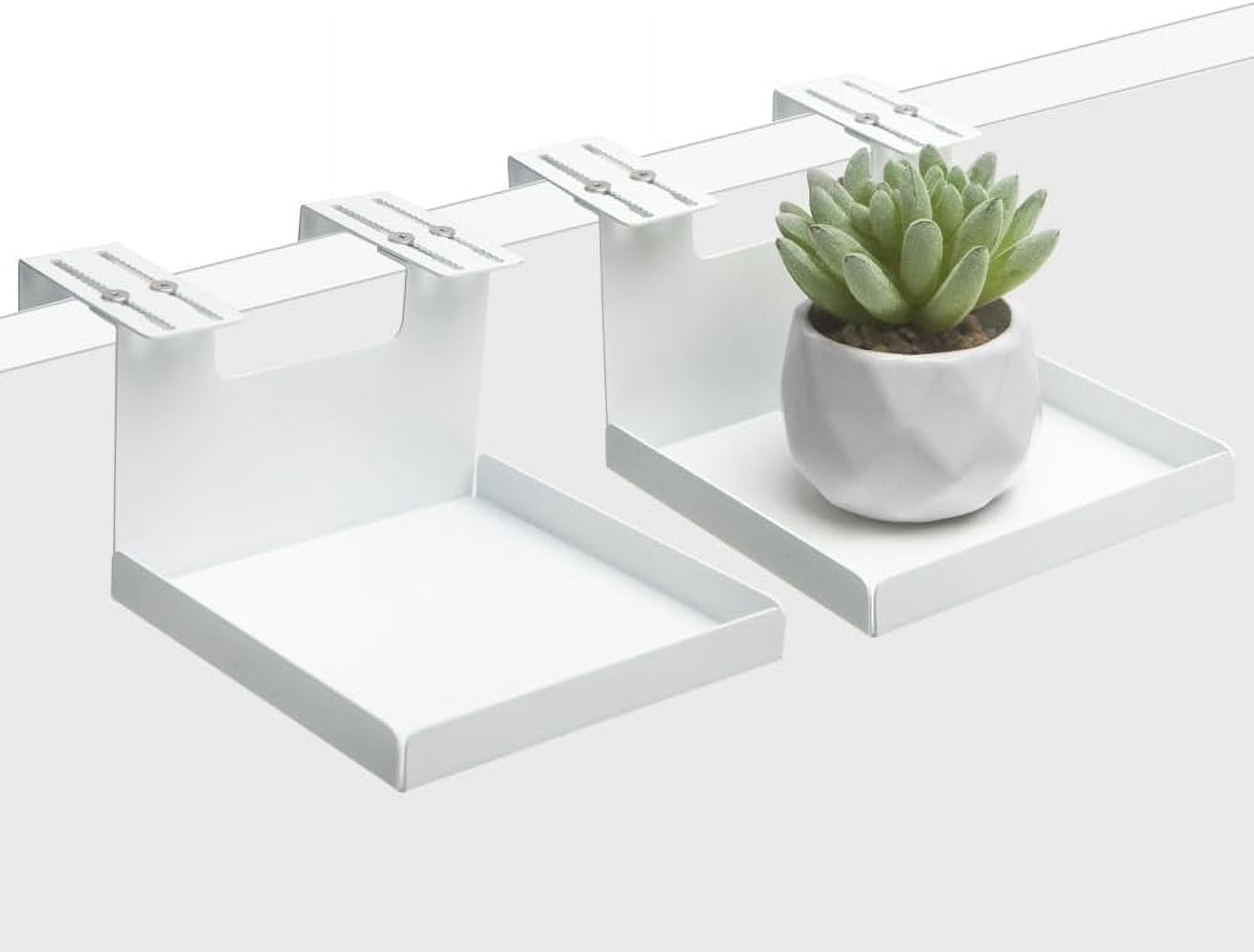 ‎TACYKIBD Office Cubicle Shelf Storage Organizer Floating Corner Rack ...