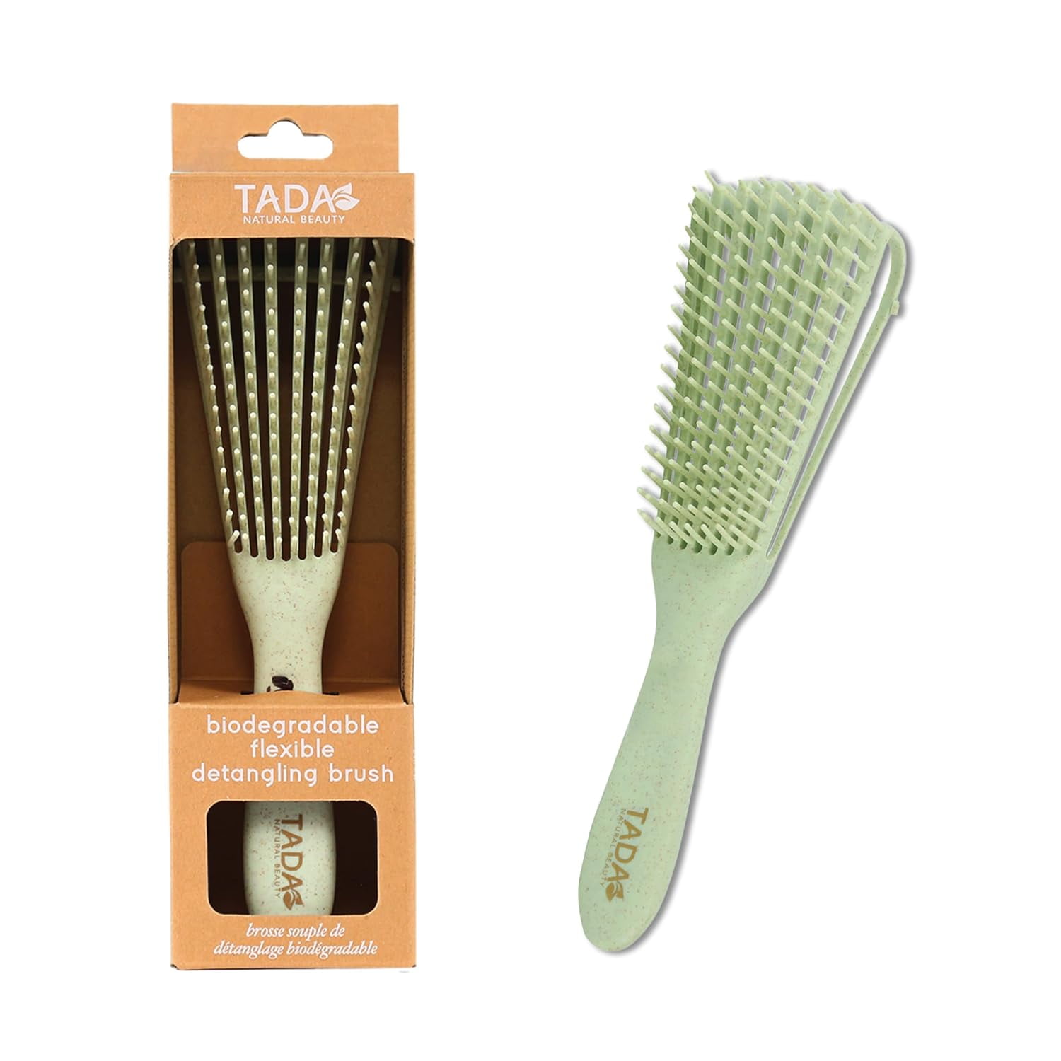 Flexible Detangling Hair Brush for Curly, Black Natural Hair, Afro ...