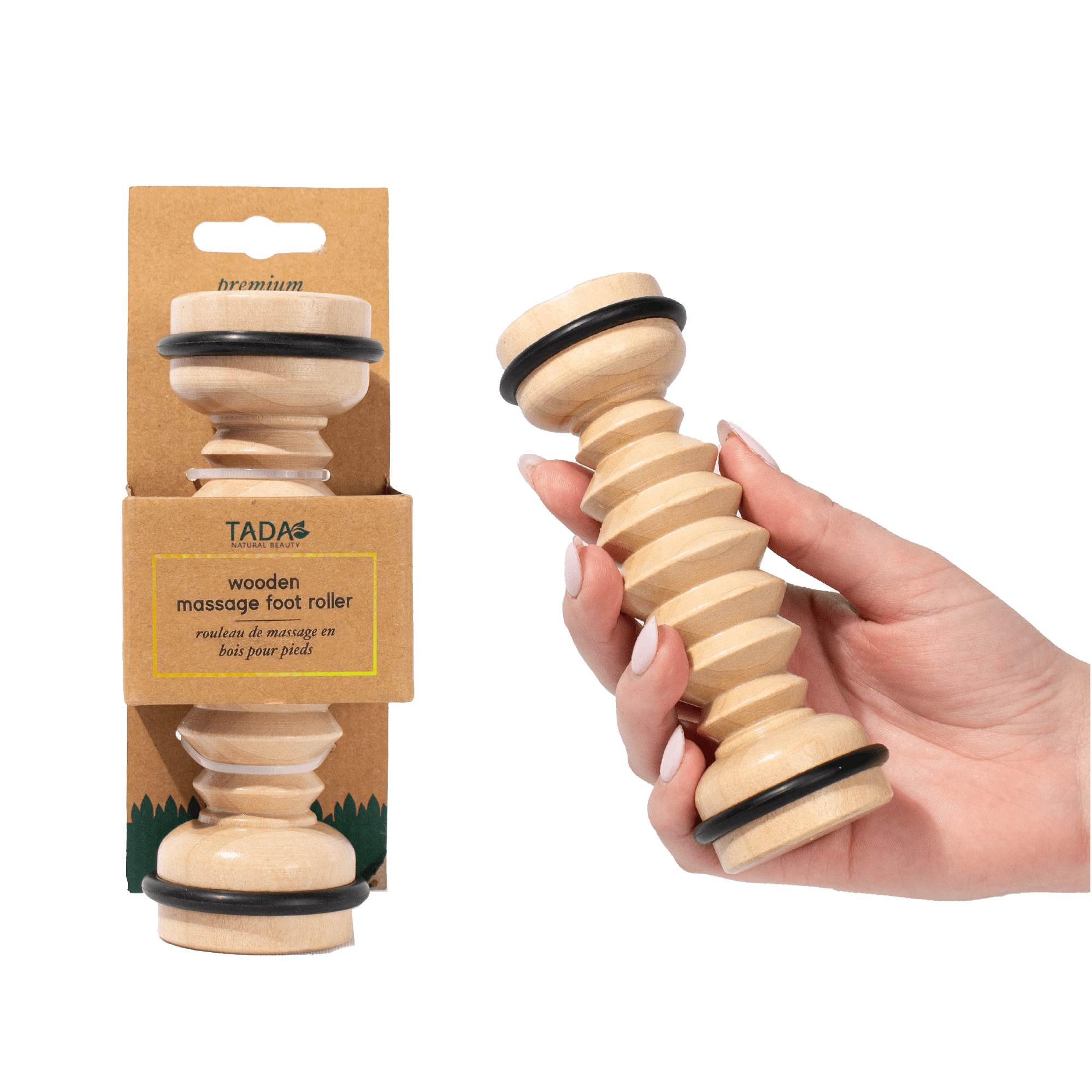 Tada Natural Beauty Wooden Foot Massage Roller