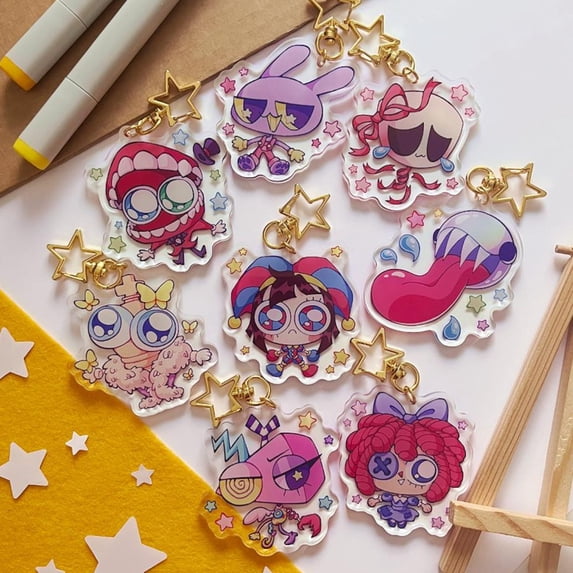 TADC Acrylic keychain 1 packs | Amazing Digital Circus | Pomni, Jax ...