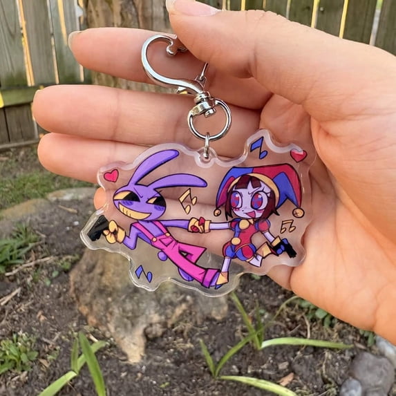 TADC FunnyBunny keychain 1 pack Pomni And Jax Amazing Digital Circus ...