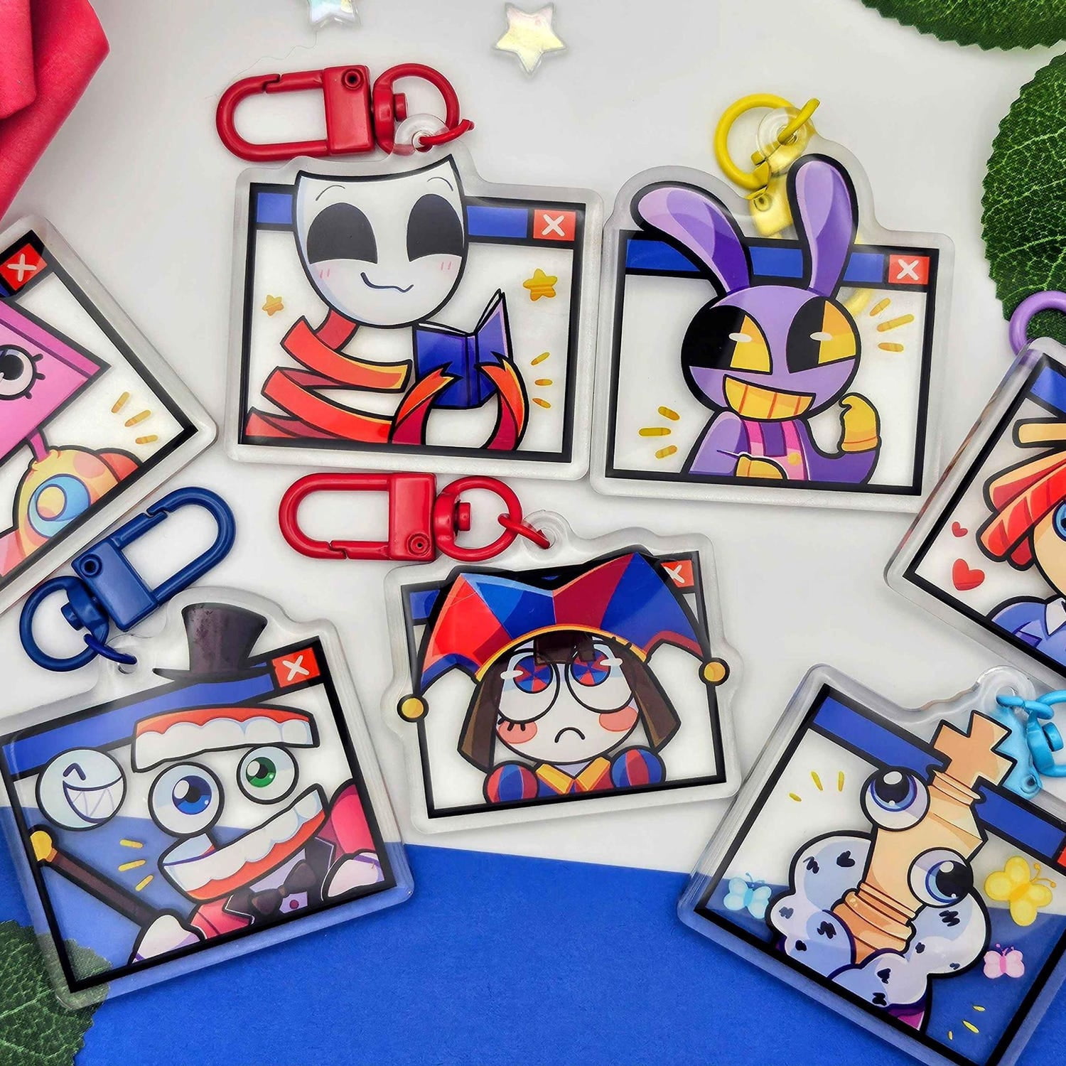 TADC Mini Keychains | The Amazing Digital Circus (1 keychain) - Walmart.com