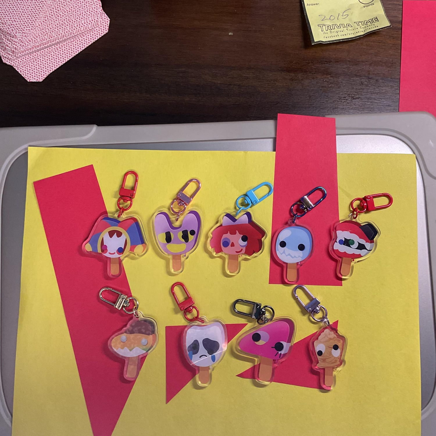TADC character popsicle keychains The amazing digital circus pomni jax ...