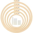 TAETOE 5 Pieces Embroidery Hoops 3.74 Inch to 10.82 Inch Cross Stitch ...