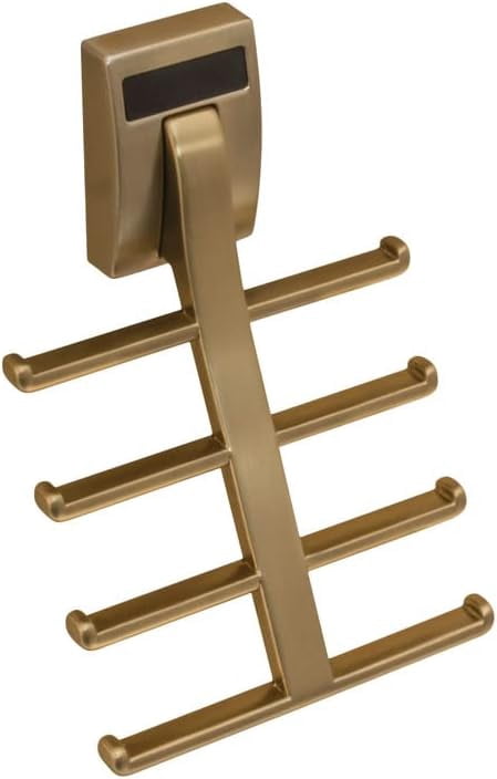 TAG Hardware Premium Space Saving Eight Tie Storage Hook Cleat Mount ...