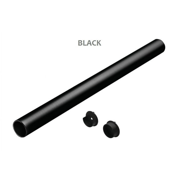 TAG Hardware closet rod round - with end supports, synergy collection ...