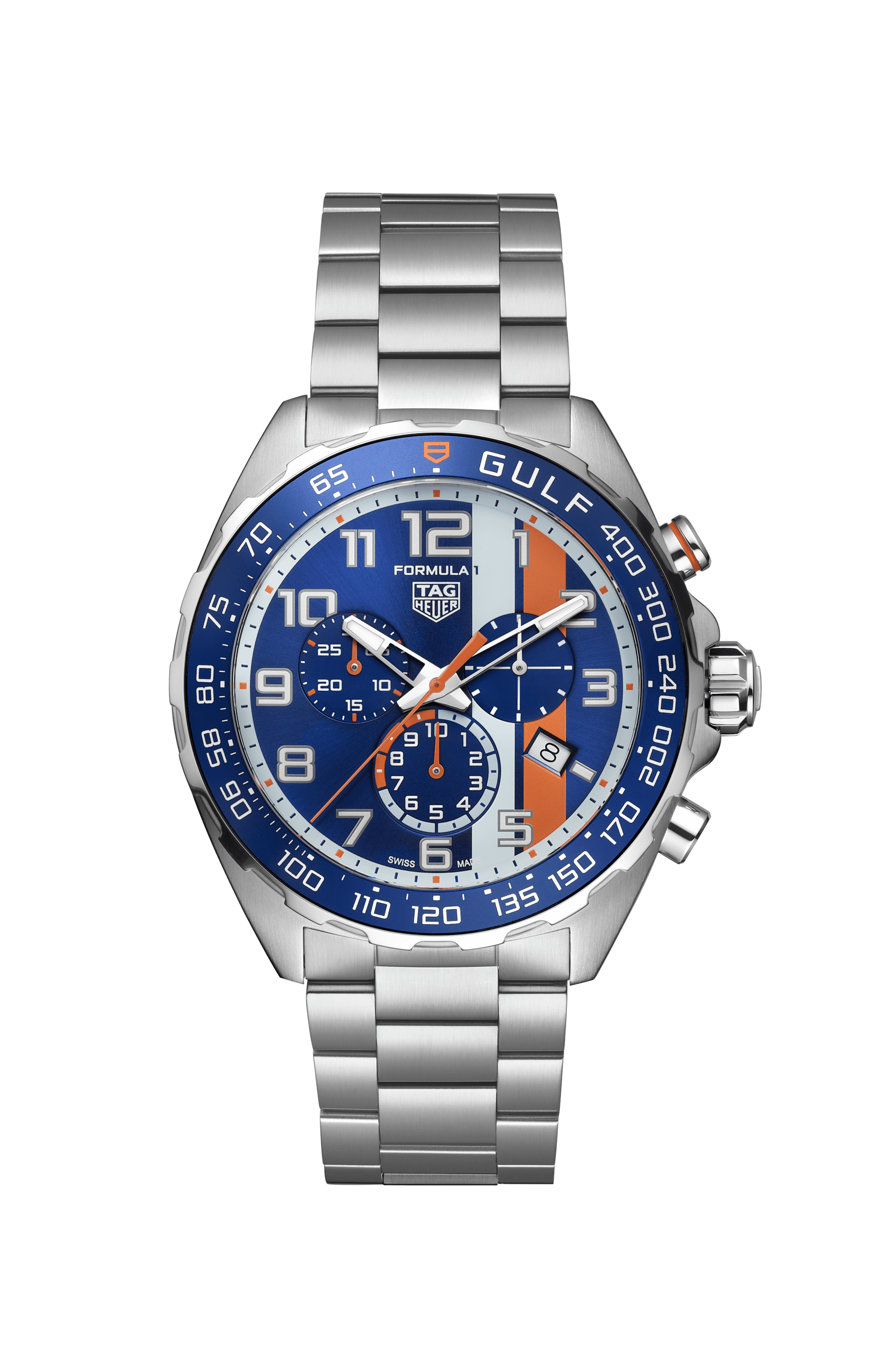 TAG Heuer Formula 1 Gulf CAZ101AT.BA0842 Men's Watch - Blue Dial, Steel ...