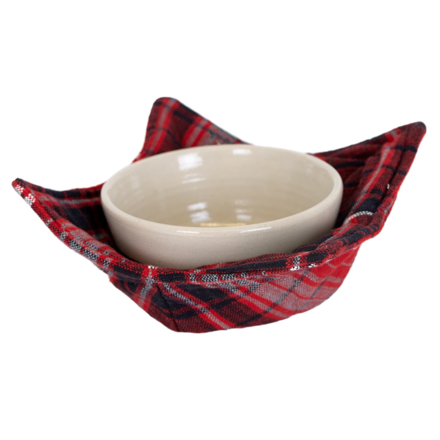 TAG Microwavable Plaid Bowl Cozy Surrounds Bowl to Protect Hands and ...