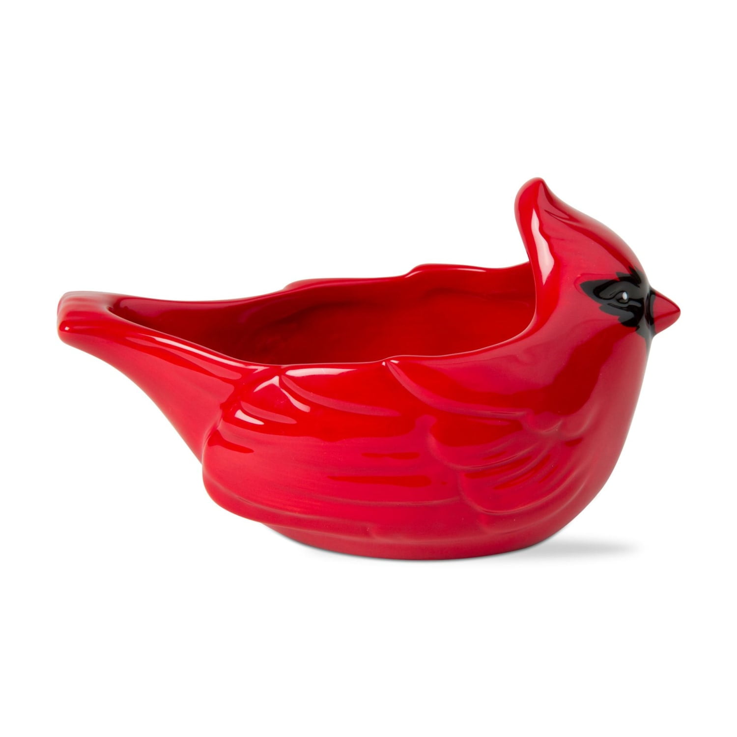 TAG Red Cardinal Dinnerware Bowl, Vibrant Red Festive Decorative Hand ...