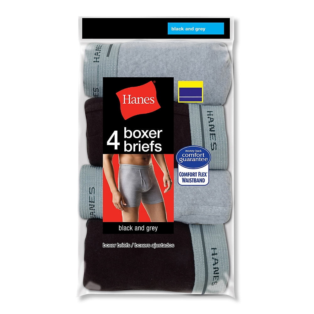 TAGLESS 2XL Boxer Briefs with Comfort Flex Waistband 4-Pack - Walmart.com