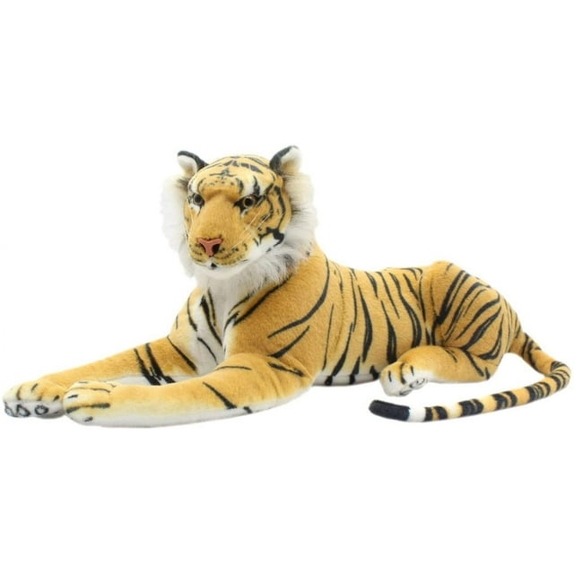 TAGLN Large Stuffed Animals Tiger Toys Giant Plush Big (Brown, 18 Inch ...