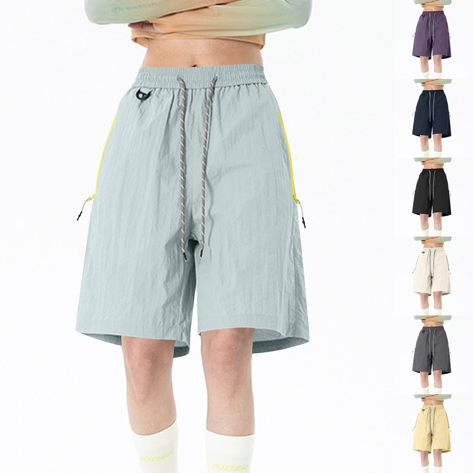 TAGOLD Women's Summer Athletic Shorts Pants,Casual Plus Size Short Pants for Womens,Women ...