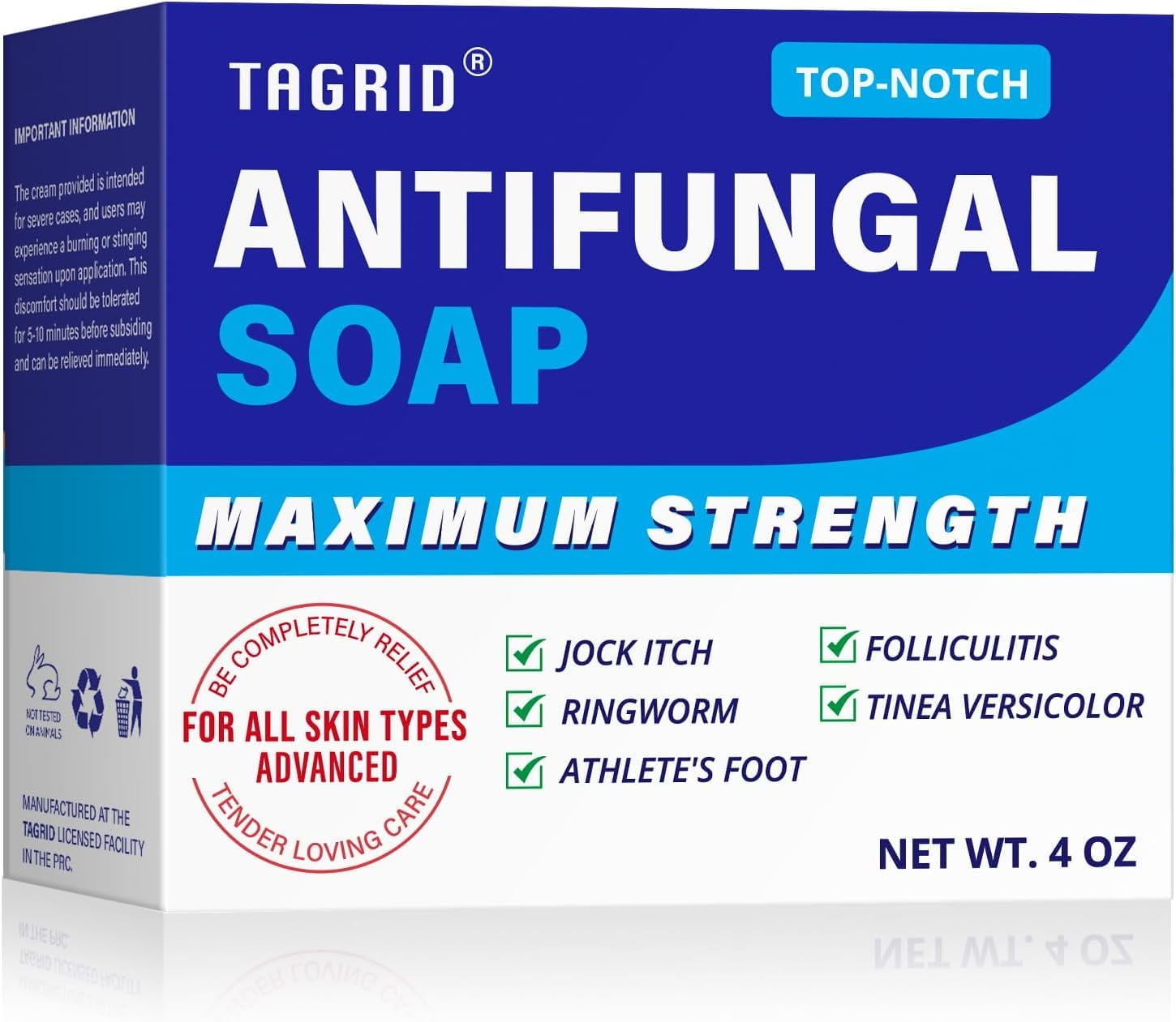 TAGRID Antifungal Soap, Tea DMF15 Tree Soap, Antifungal Antibacterial ...