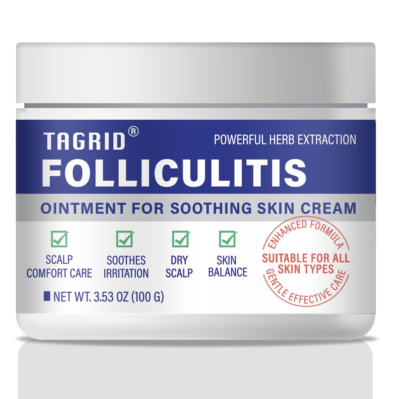 TAGRID Folliculitis Cream, Ingrown STF9 Hair, Soothing Scalp, Face ...