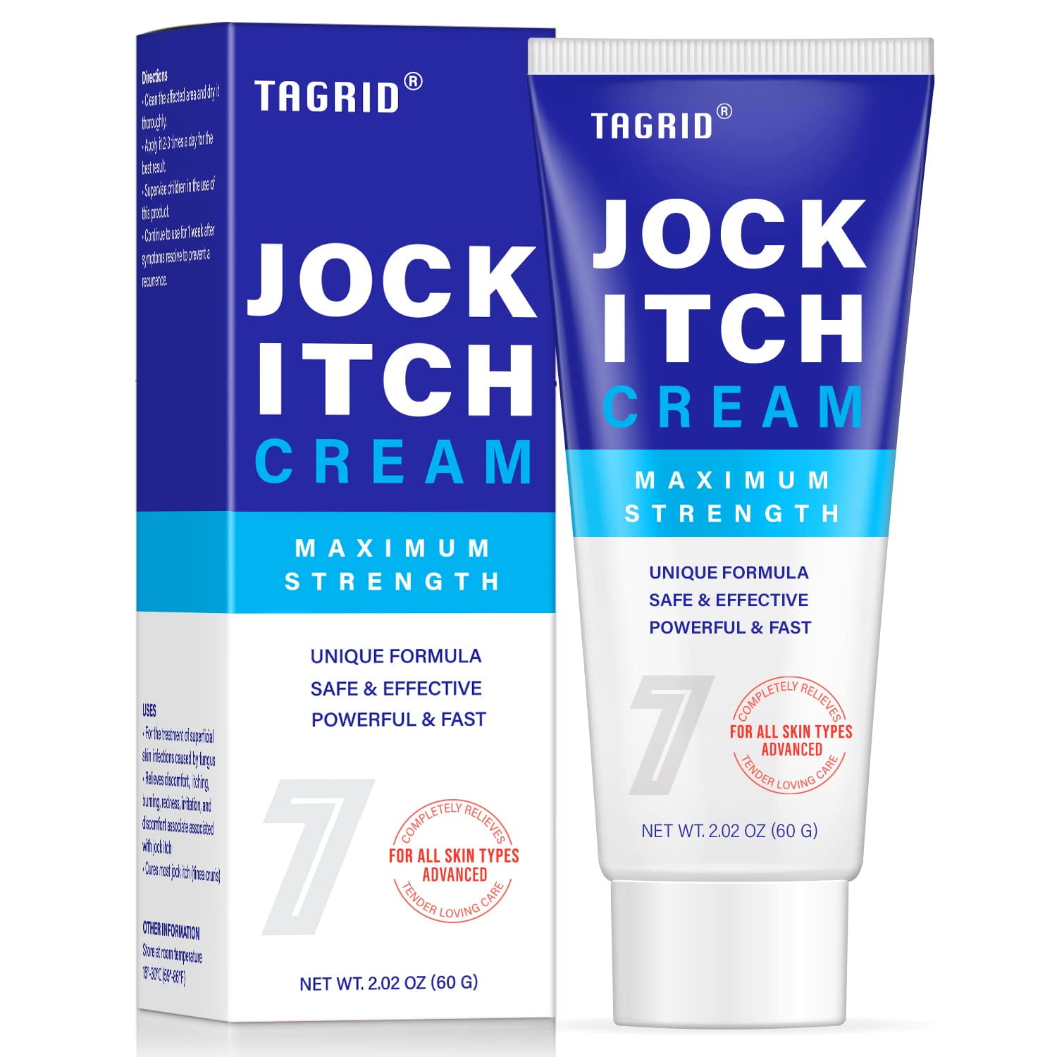 TAGRID Jock Itch Cream, Jock Itch, Tinea Cruris, Jock Itch Cream Extra ...