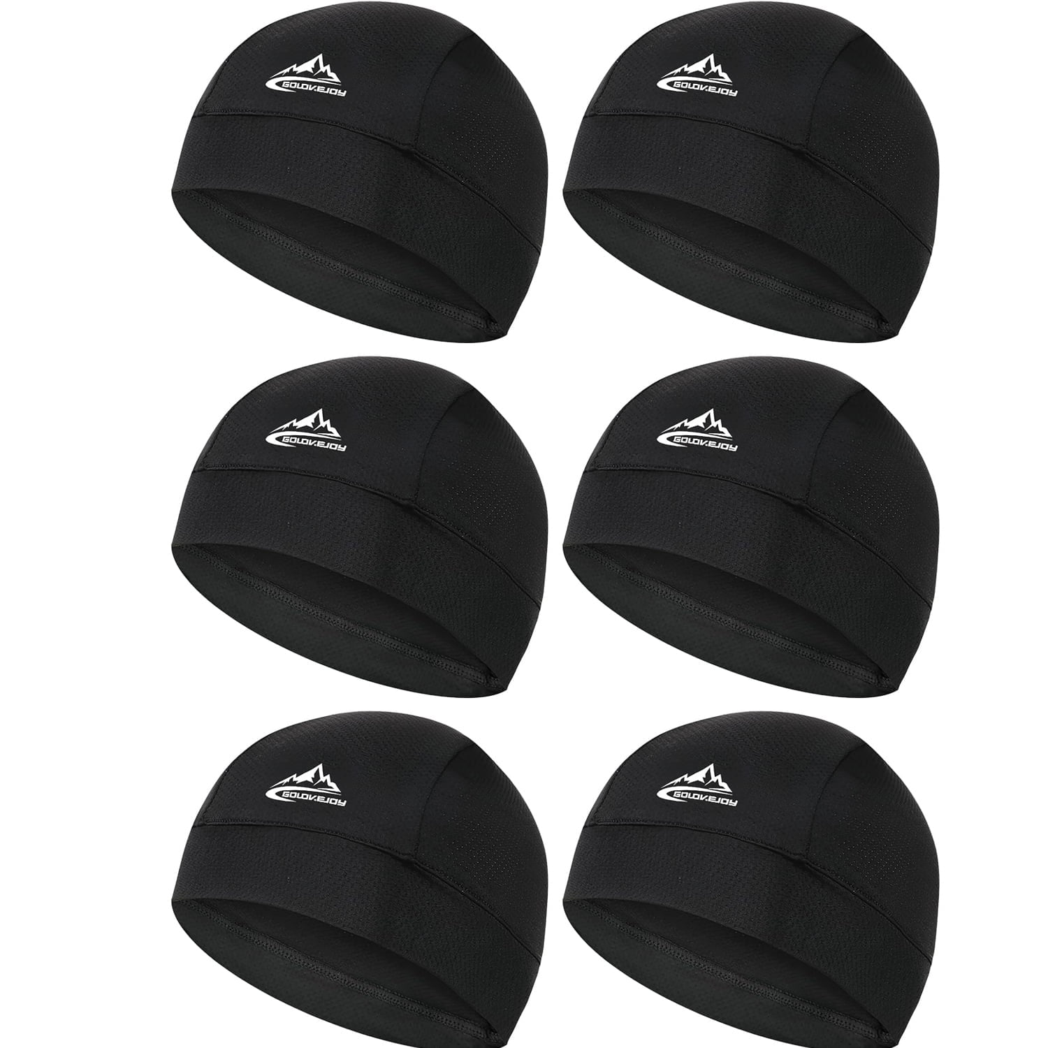 TAGVO 6 Packs Moisture Wicking Skull Cap Beanie Hat, Summer UV ...