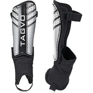 Wilson Black and Red Shin Guard ( With Velcro Closure Straps) - Walmart.com