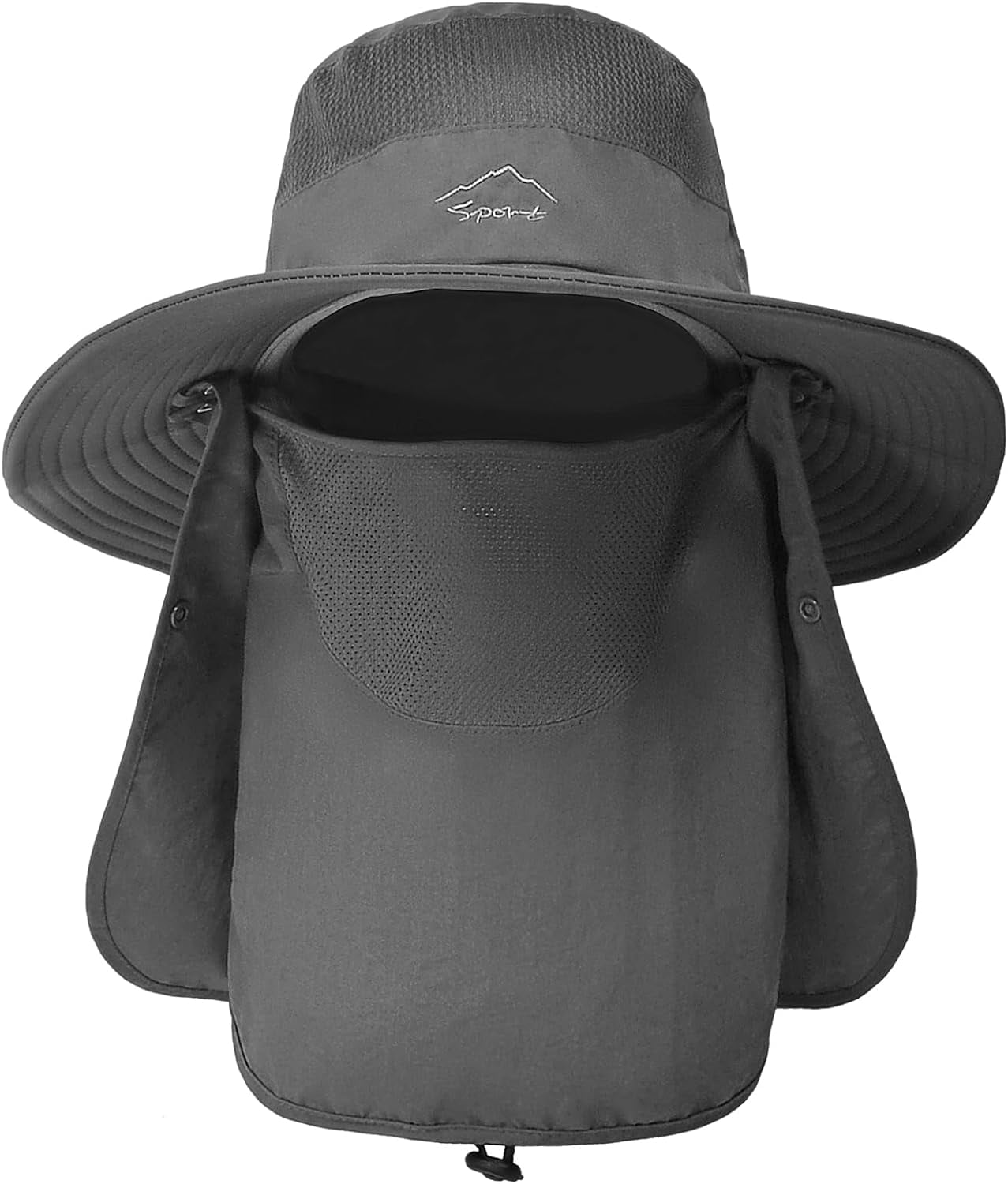 Tagvo Sun Hat with Face Cover, Waterproof and Packable, UPF 50 ...