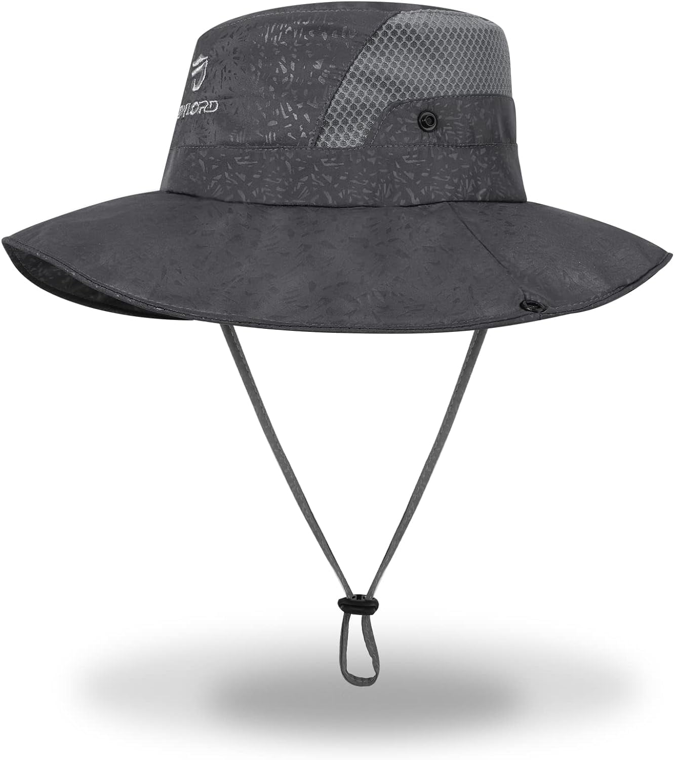 Tagvo Men Wide Brim UV Protection Sun Hat, Dark Gray - Walmart.com